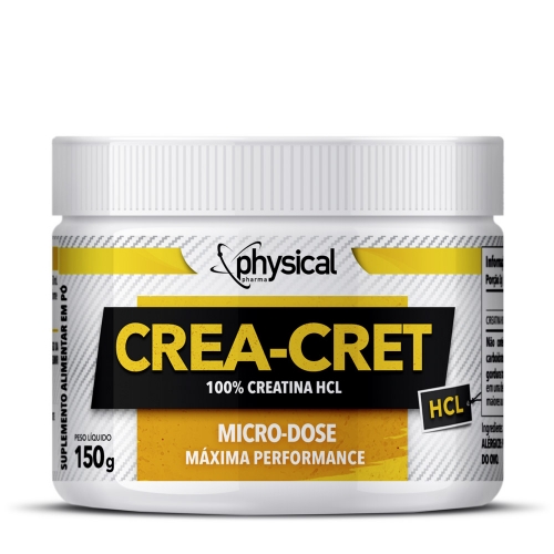 Creatina Crea-Cret Microdose (150g) - Physical Pharma - Corpo & Vida ...