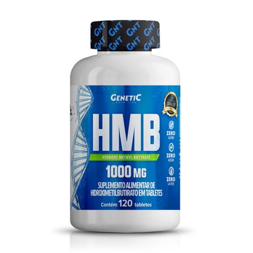 HMB 1000MG (120 tabletes) – Genetic Nutrition - Corpo & Vida Suplementos Alimentares e Vitaminas ...