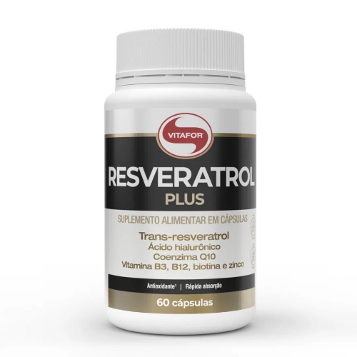 Resveratrol Plus (60 Cápsulas) - Vitafor - Corpo & Vida Suplementos Alimentares e Vitaminas ...