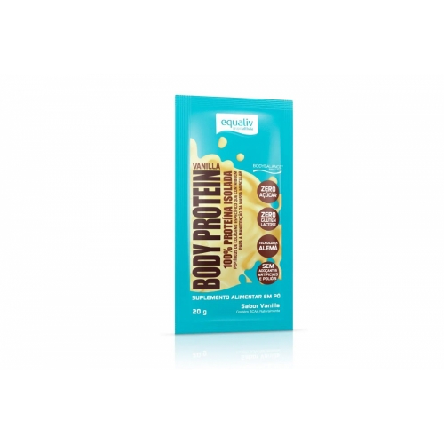 Body Protein Sabor Vanilla (Sachê de 20g) - Equaliv - Corpo & Vida ...