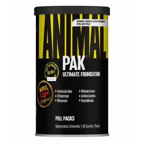 Animal Pak Ultimate Foundation (30 sachês) - Universal - Corpo & Vida ...