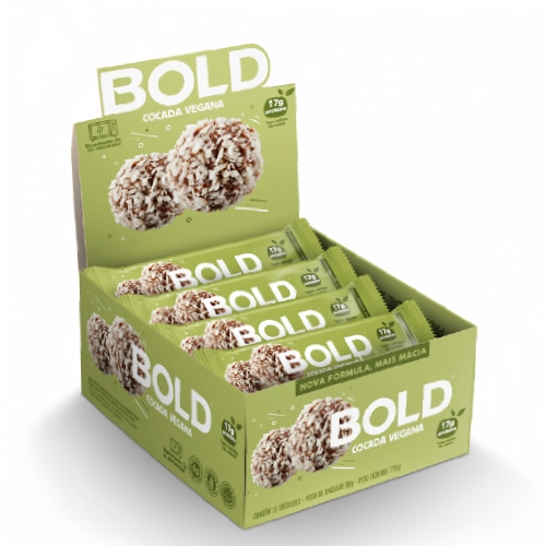 Bold Bar Vegana (Caixa 12 Unidades de 60g) - Bold Snacks - Corpo & Vida ...